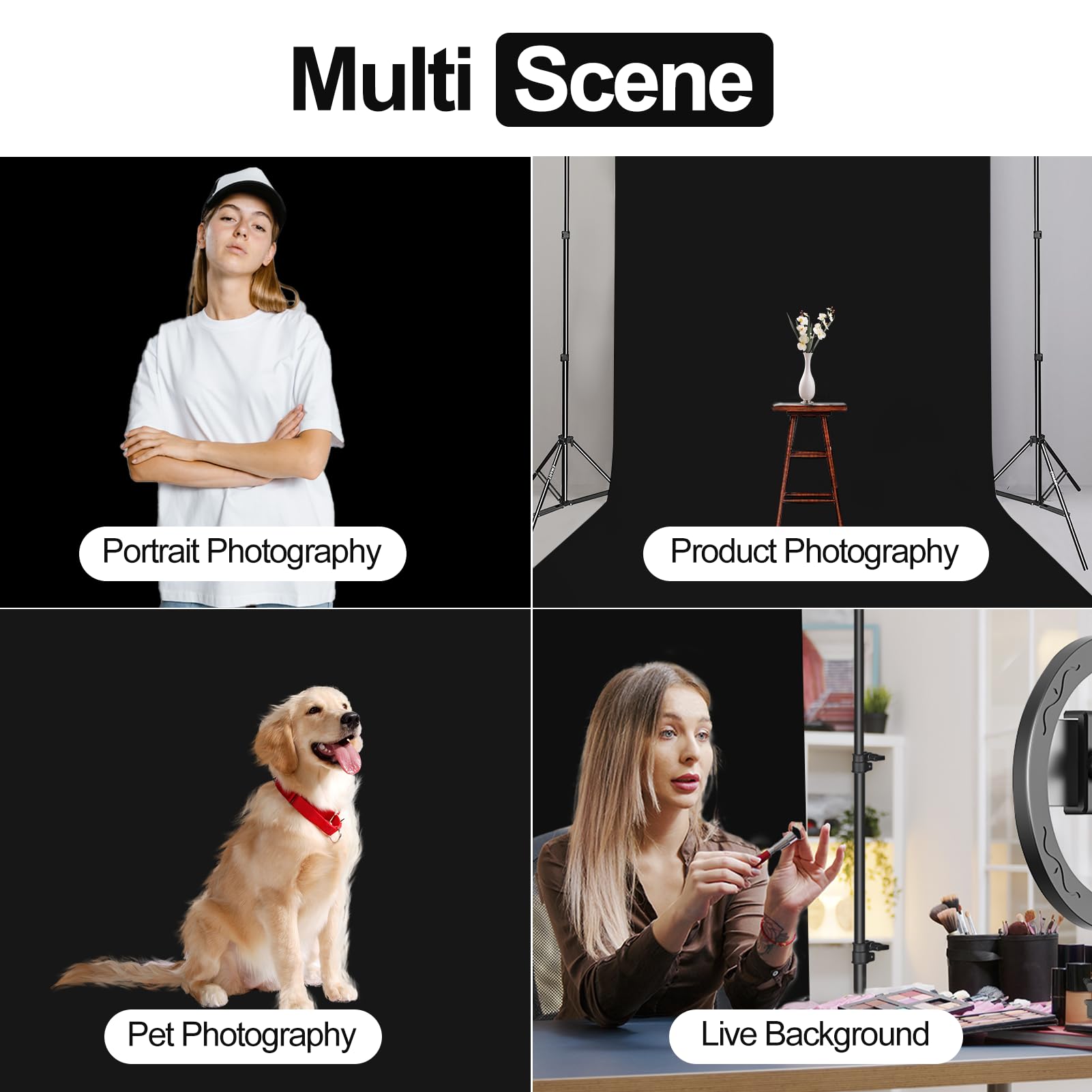 Snapklik.com : Emart Black Paper Backdrops For Photoshoot, Photography ...