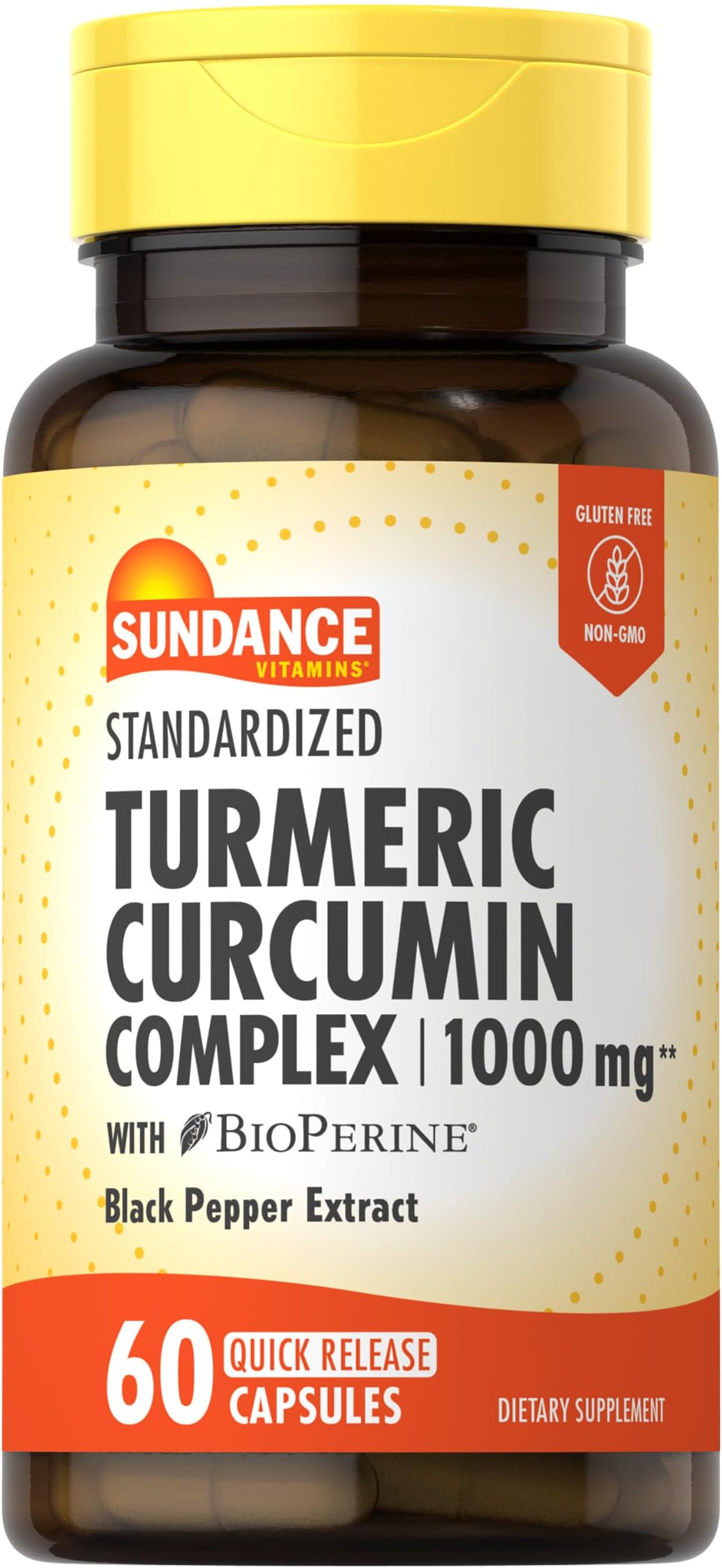 Amazon.com: Puritan's Pride Turmeric Curcumin 1,000mg, Standarized to ...