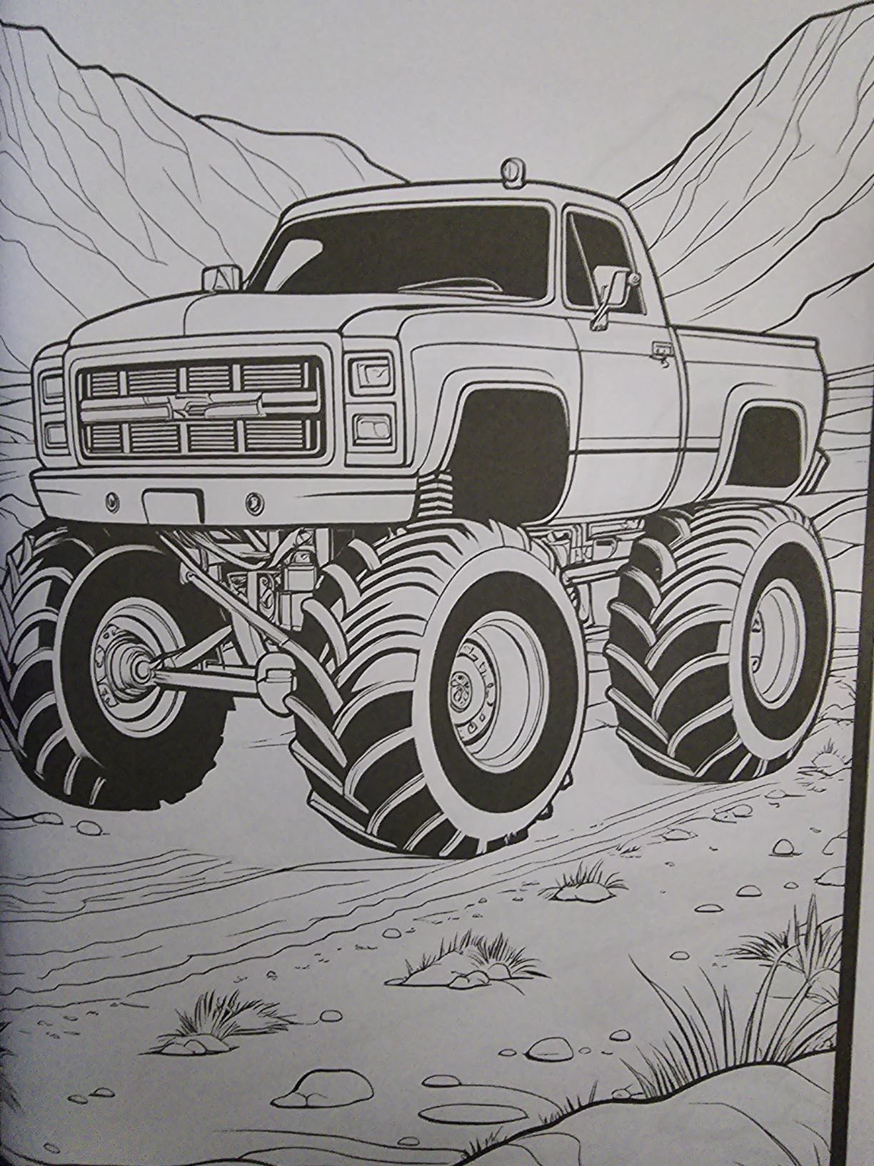 Monster Truck Coloring Adventures: Big and Fun Monster Truck ...