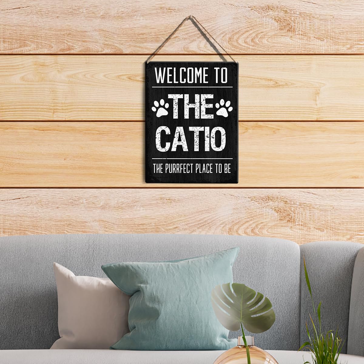 Snapklik.com : Welcome To The Catio The Purrfect Place To Be Signs Wall ...