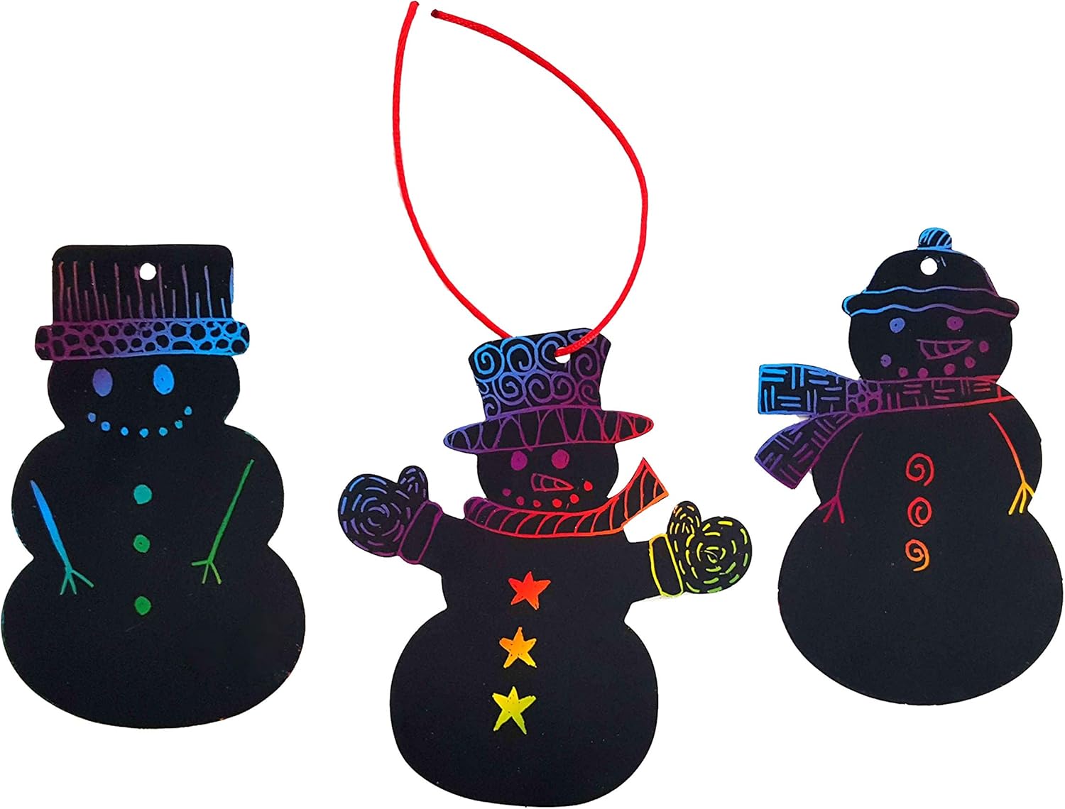 Amazon.com: Dondor Magic Color Scratch Art (Snowman) : Everything Else