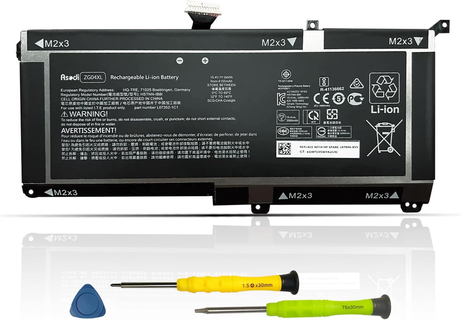 Amazon.com: BOWEIRUI AM06XL L07044-855 Laptop Battery Compatible with ...