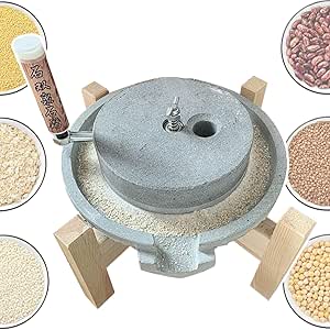 Amazon.com: Bluestone Mill Granite Stone Mills, Dry and Wet Use Household Handmade Stone Grinder ...