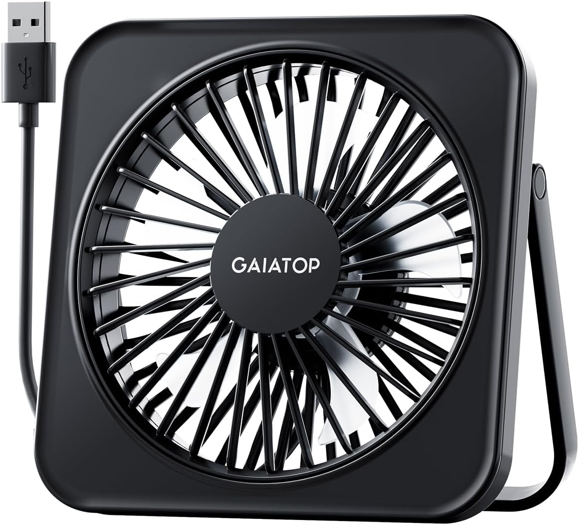 Amazon.com: Koonie USB Fan, Strong Wind Ultra Quiet Small Desk Fan 220 ...