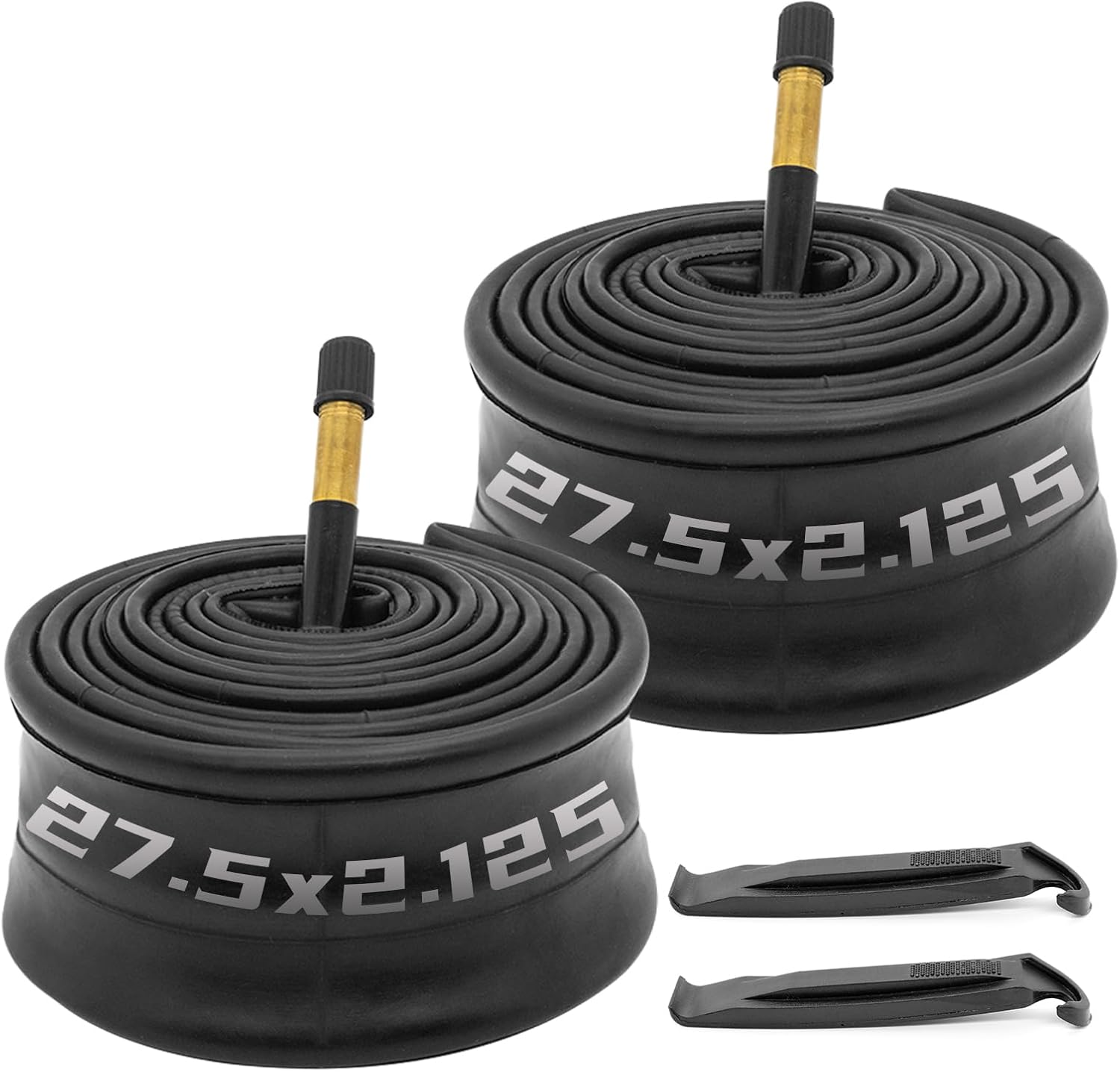 Amazon.com : (2-Pack) 27.5x2.125/2.40 Bicycle Inner Tubes 27.5x1.95 ...