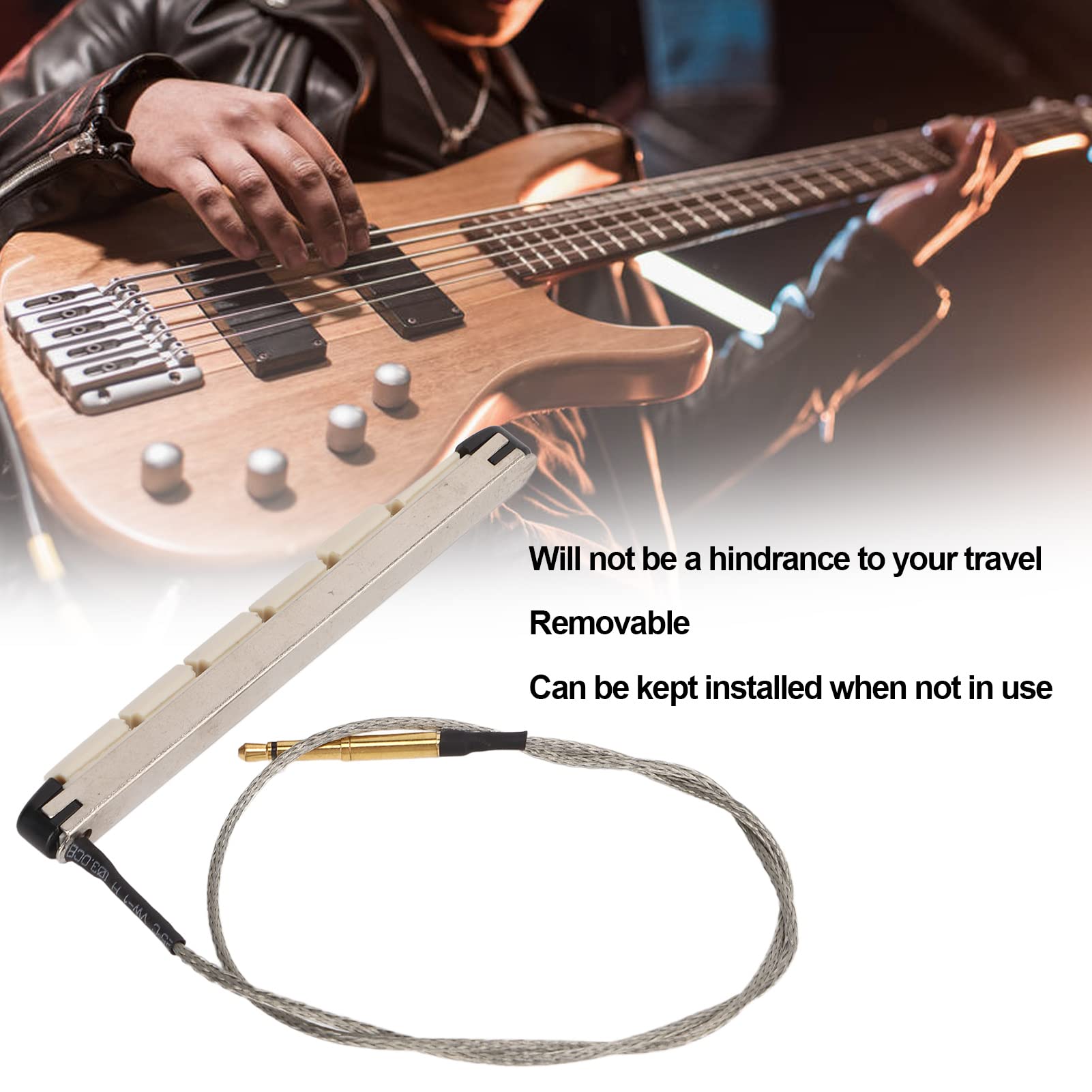 Snapklik.com : Guitar Pickup Stick Bridge Integrated Strip Removable ...