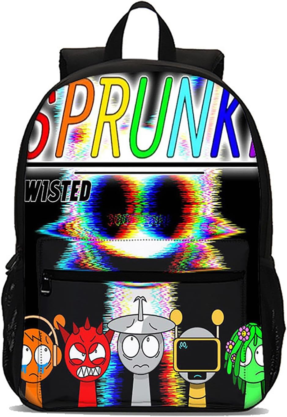 Amazon.com | Lmuwecno Sprunki Backpack Large Capacity Adult Unisex ...