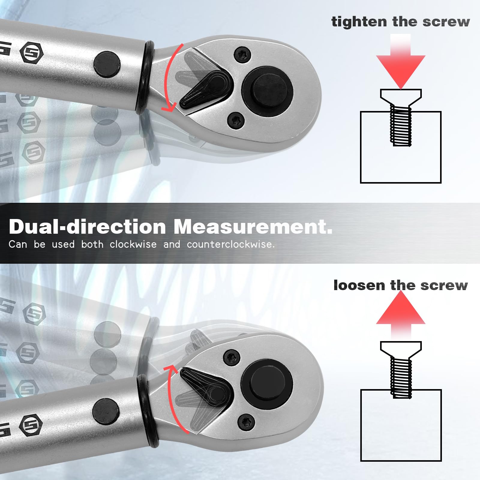 Snapklik.com : SuZhi 5 Stars Level 3/8-inch Drive Dual-Direction Click ...