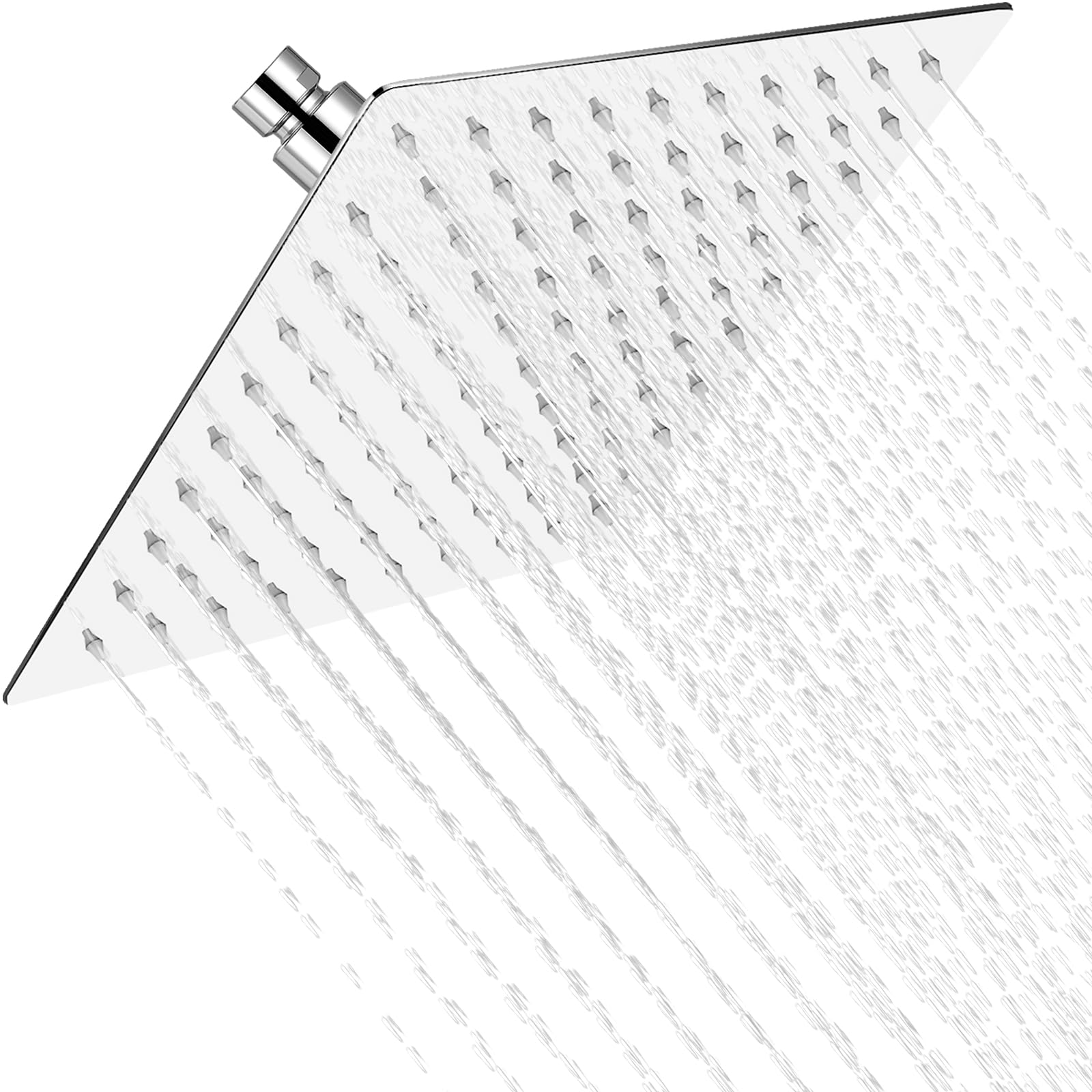 Snapklik.com : Qomolangma 8 Inch Rain Shower Head, Chrome Square Large ...
