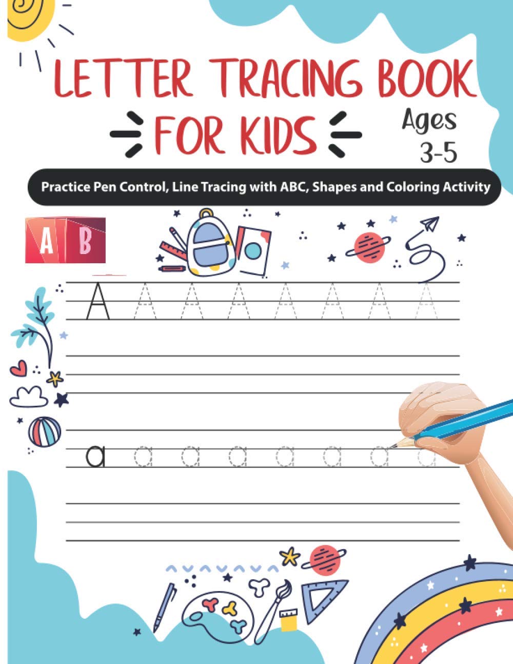 Buy Letter Tracing Book for Kids Ages 3-5: Preschoolers and Kids Letter ...