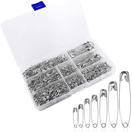 Amazon.com: Mr. Pen- Safety Pins, Safety Pins Assorted, 400 Pack, Black ...