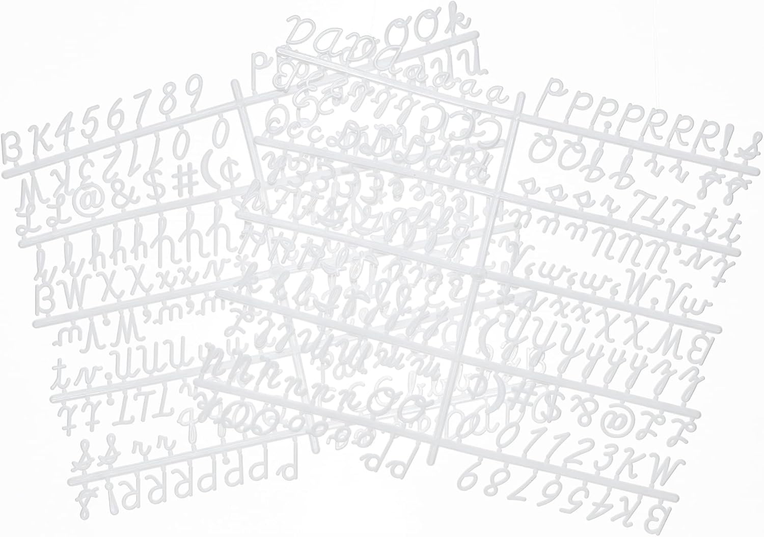 Amazon.com : Cursive Letters for Felt Letter Boards,348 Pieces ...