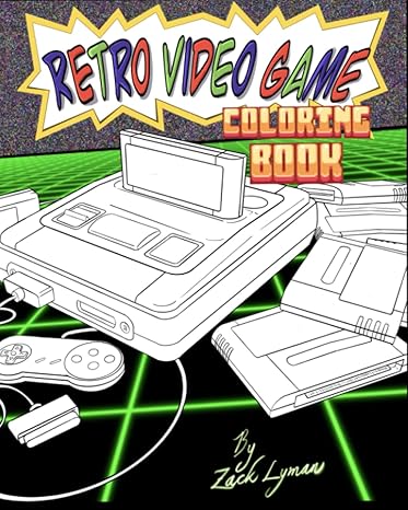 Amazon.com: Retro Video Game Coloring Book: Cool Gift For Gamers ...