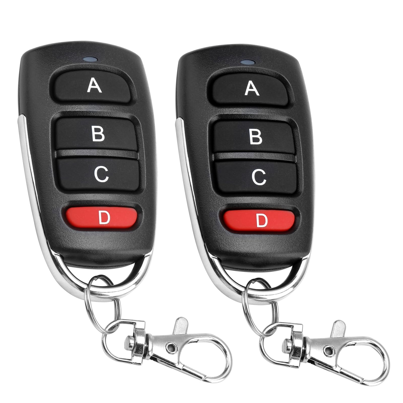 Universal Garage Door Opener Remote – 2 PCS 433mhz Remote Control ...