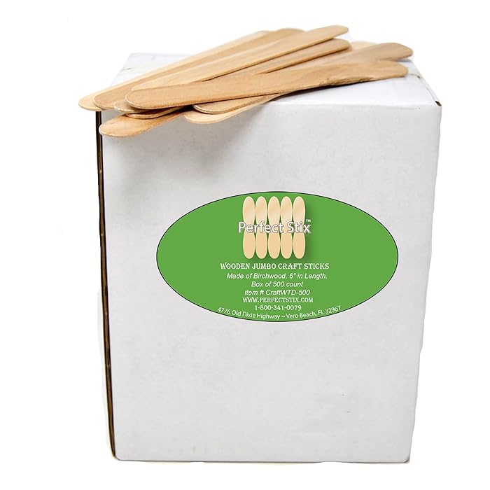 Buy Jumbo Craft Sticks, Pack of 500ct, Plain Jumbo Online at desertcart ...