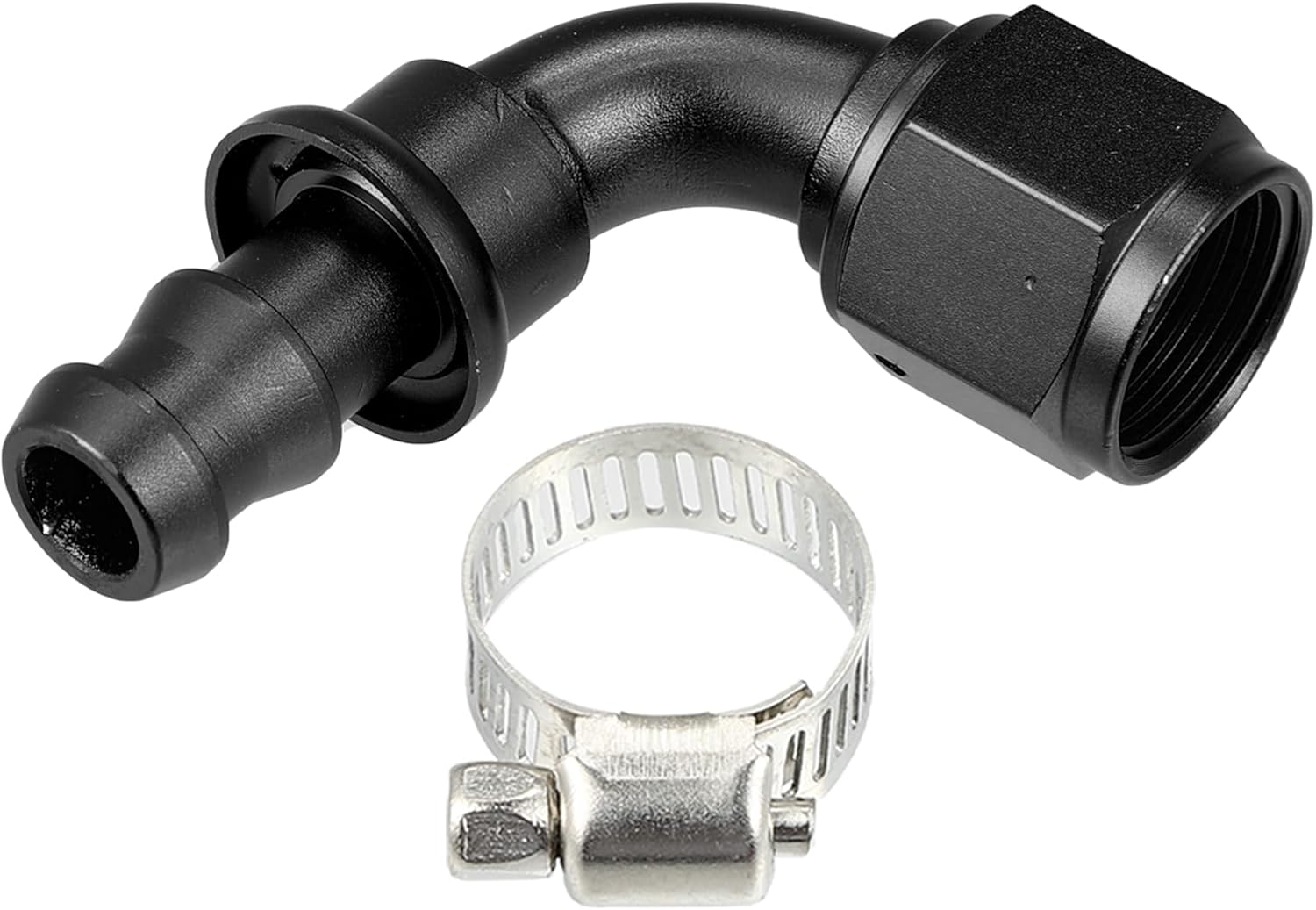 Amazon.com: X AUTOHAUX Car 8AN 90 Degree Female Swivel Hose Fitting End ...