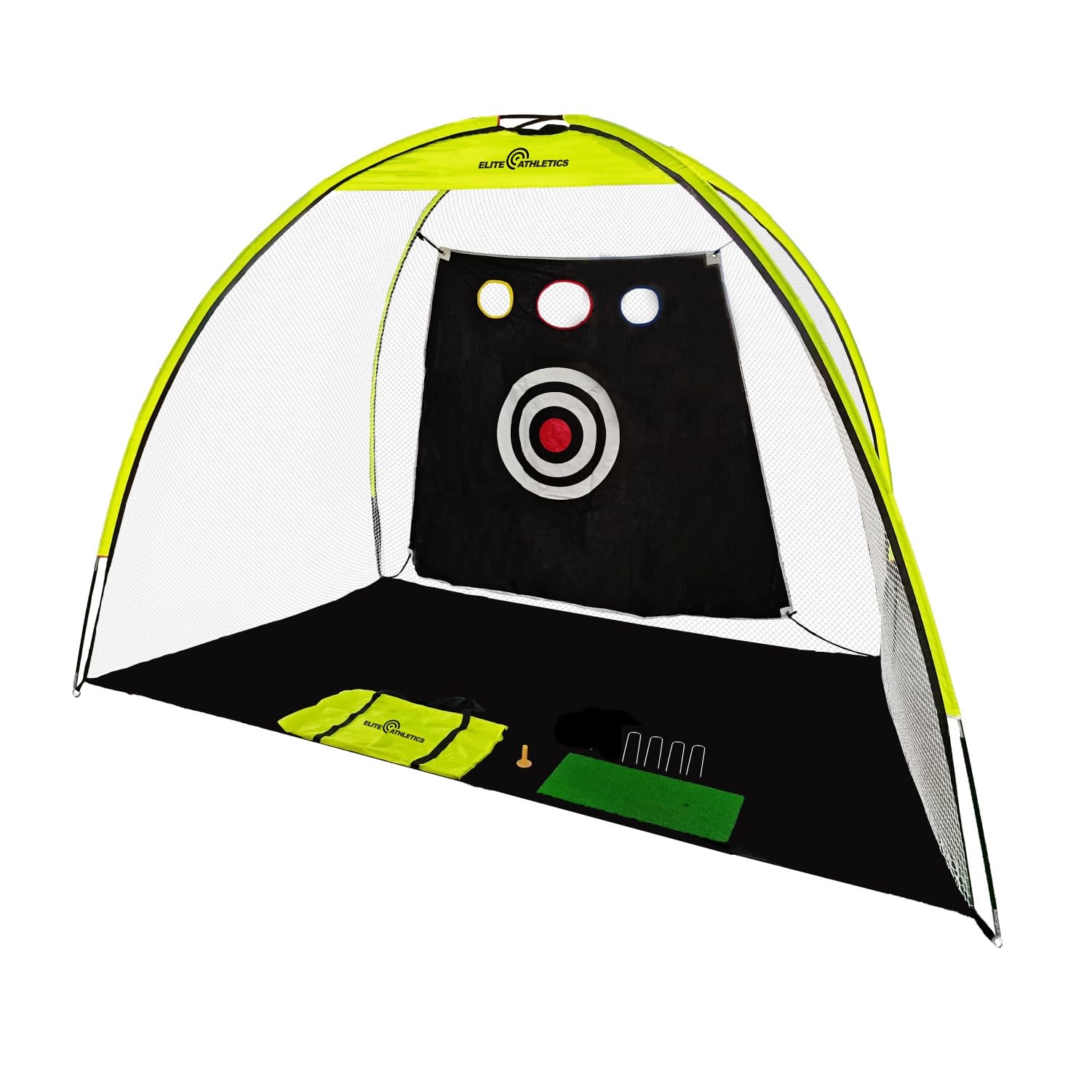 Amazon.com: Elite Athletics Arch Golf Net, 10 x 7 ft Golf Practice Net ...