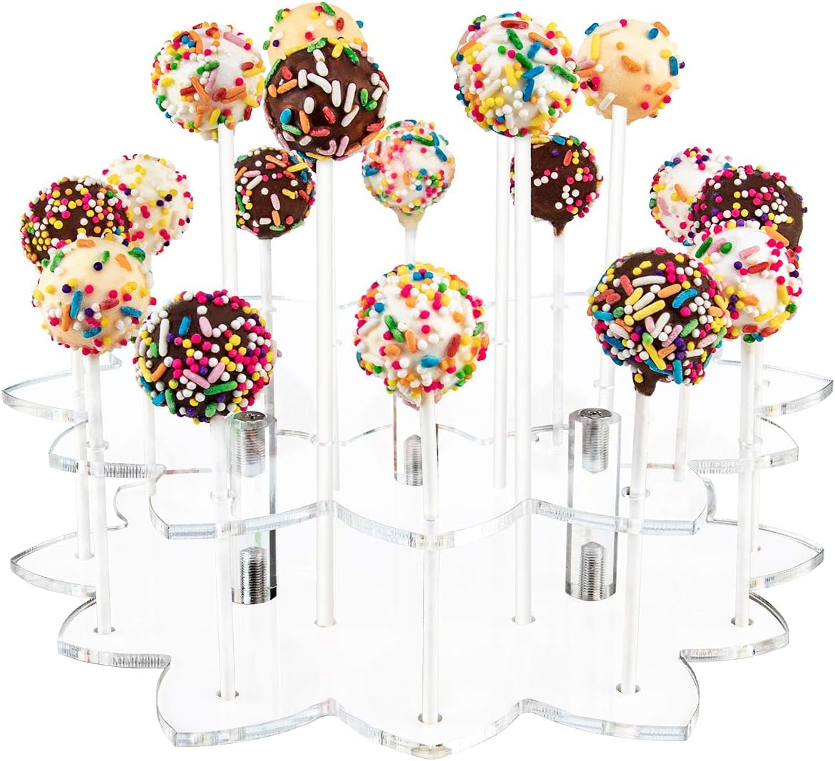 Amazon.com | Nordic Ware 50008 Tiered Cake Pop Display Stand, Holds 37 ...