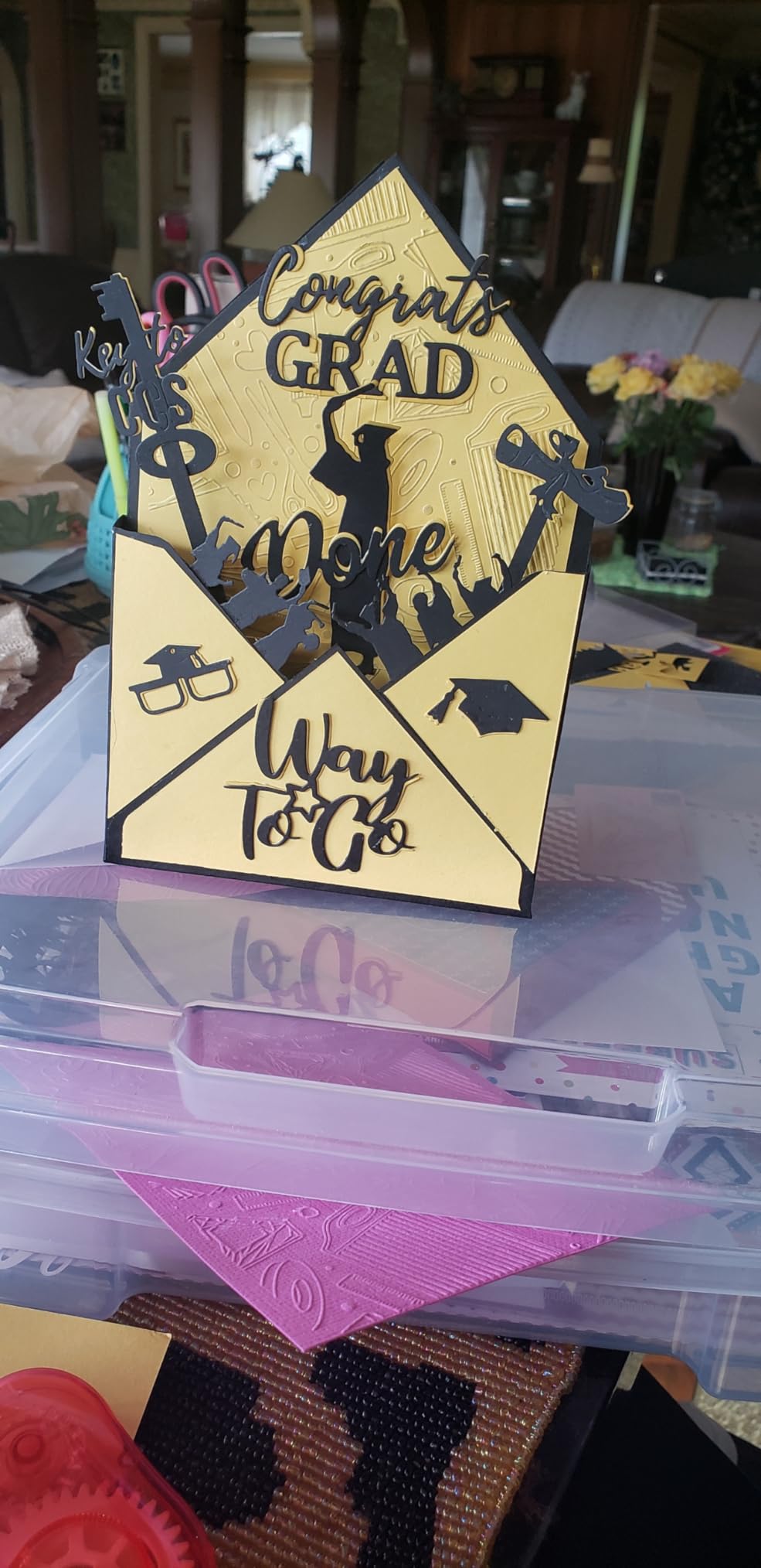 Amazon.com: Whaline 16 Designs Graduation Metal Die Cuts Congrats Grad ...