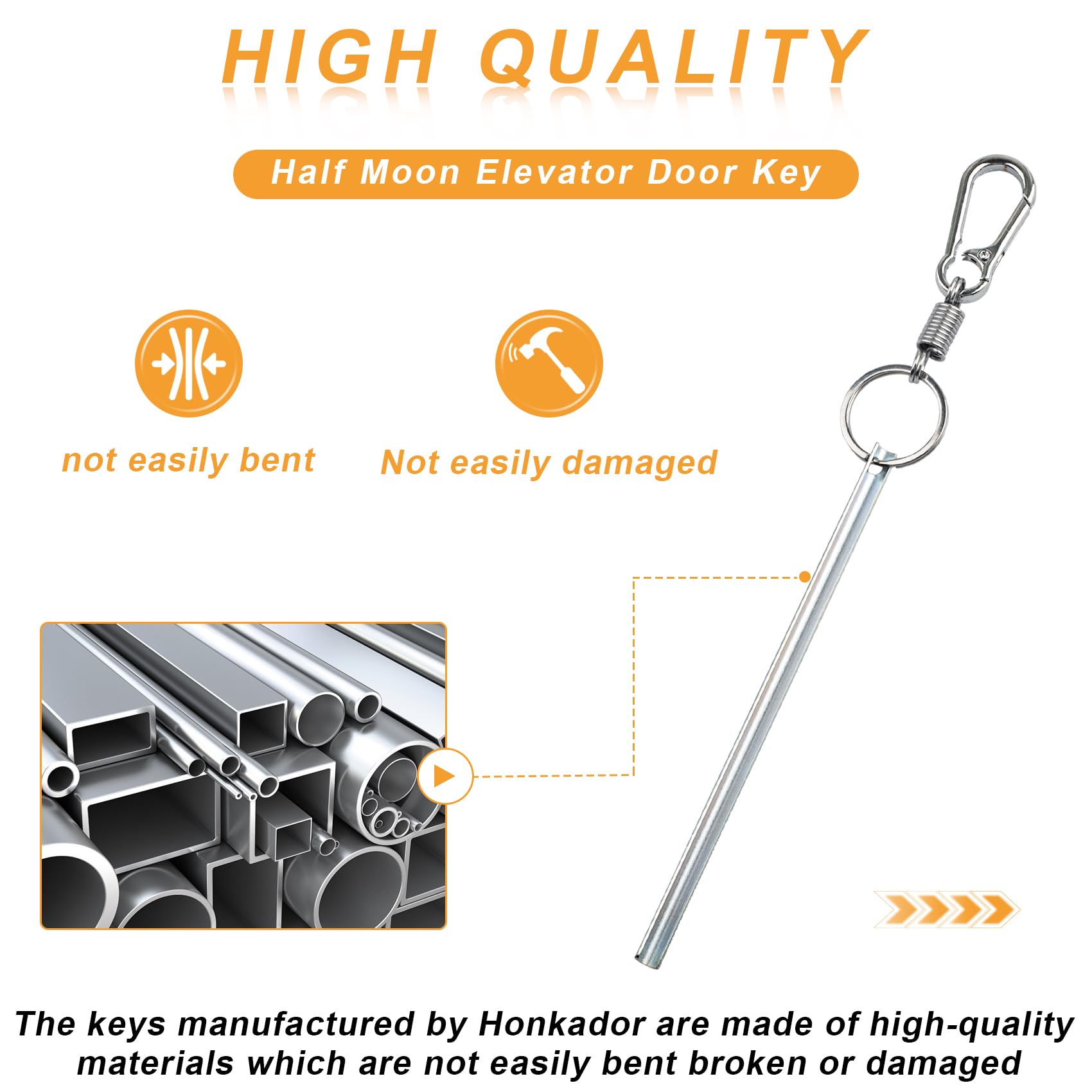 Snapklik.com : Half Moon Elevator Door Keys Set, Large And Small ...
