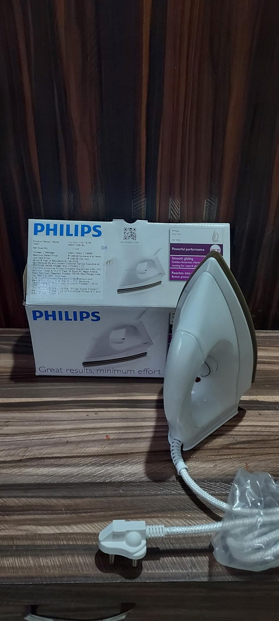 Buy Philips HI114 1000-Watt Dry Iron Online at Low Prices in India ...