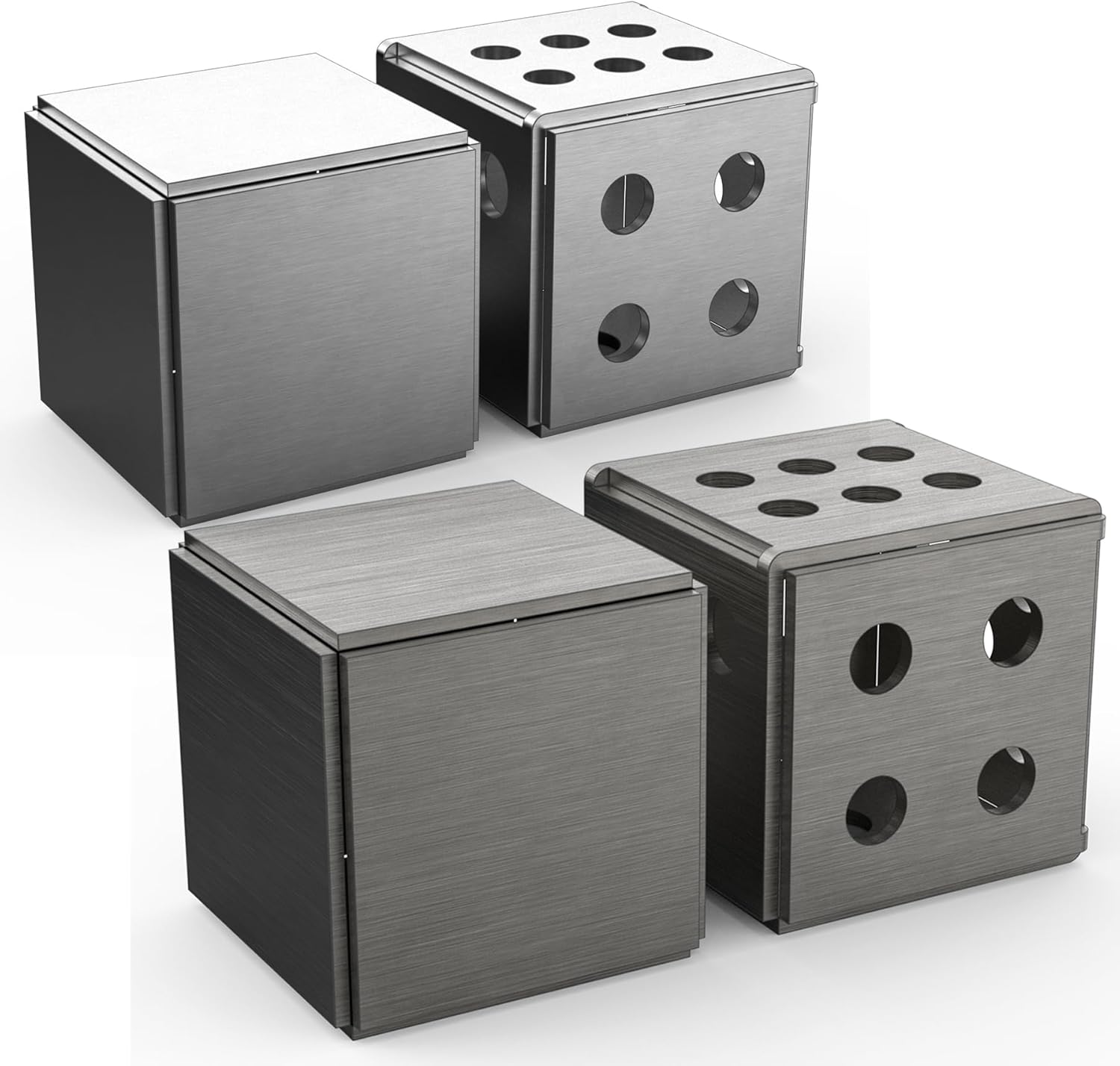 Stainless Steel & Aluminum Welding Practice Kit, 2PCS Cube, 2PCS Dice ...