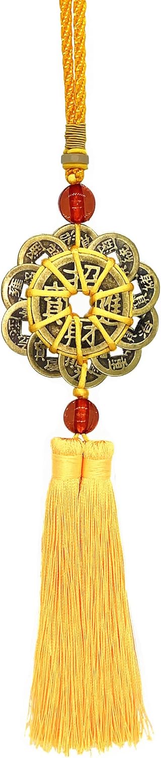 Amazon.com: Feng Shui Handmade Chinese Ancient Coins Decorative Hanging ...