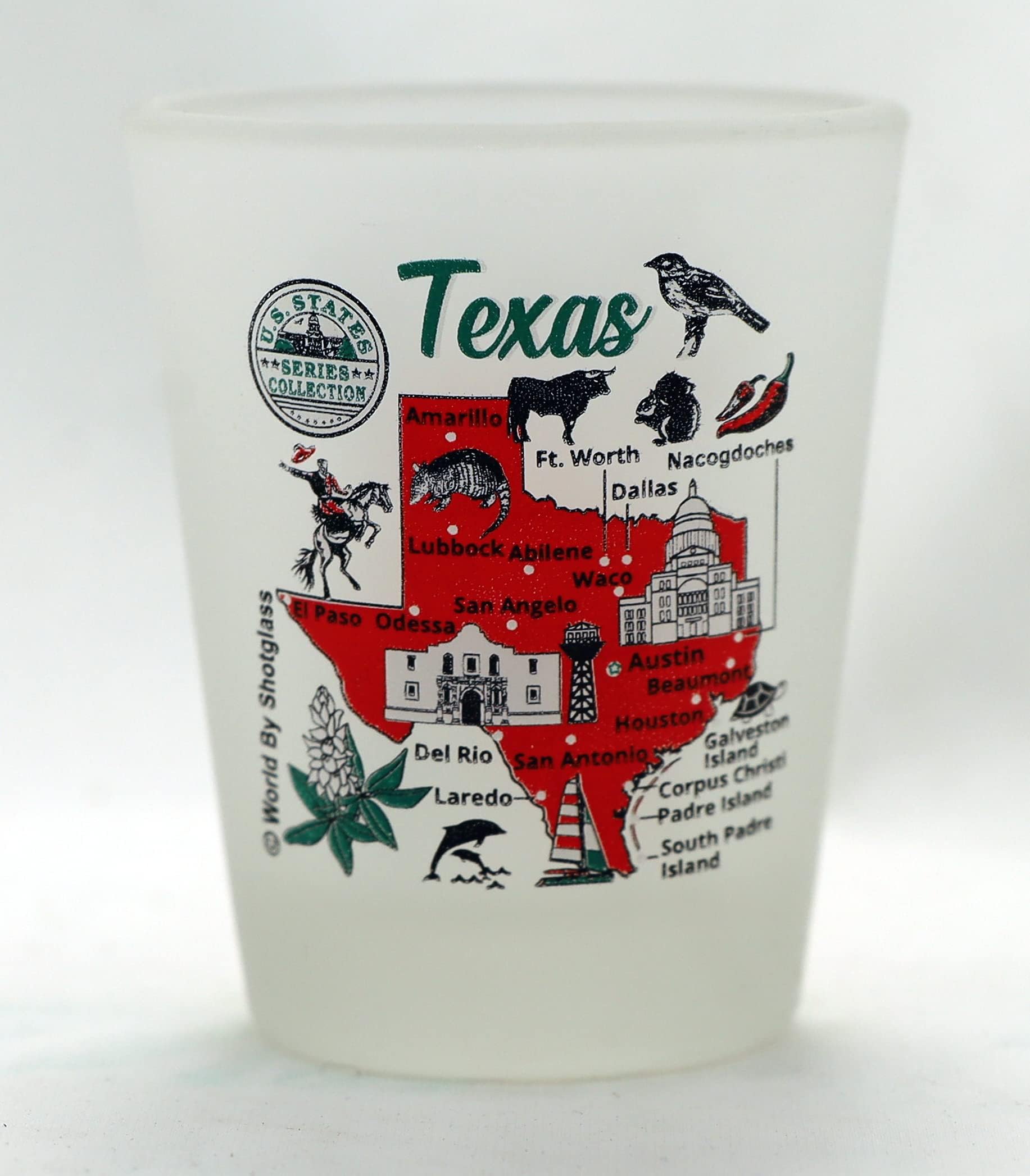 Amazon.com | TEXAS SOUVENIR PEWTER DESIGN SHOT GLASS DALLAS TEXAS: Shot ...