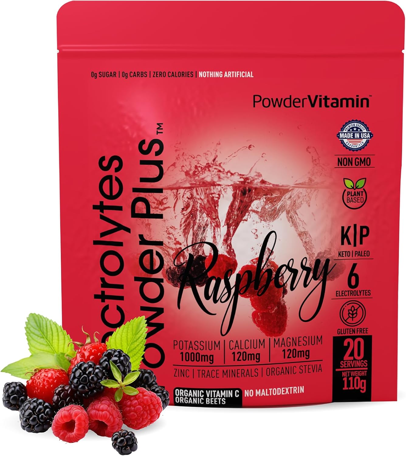 Amazon.com: PowderVitamin Electrolytes Powder Plus (20 Servings ...