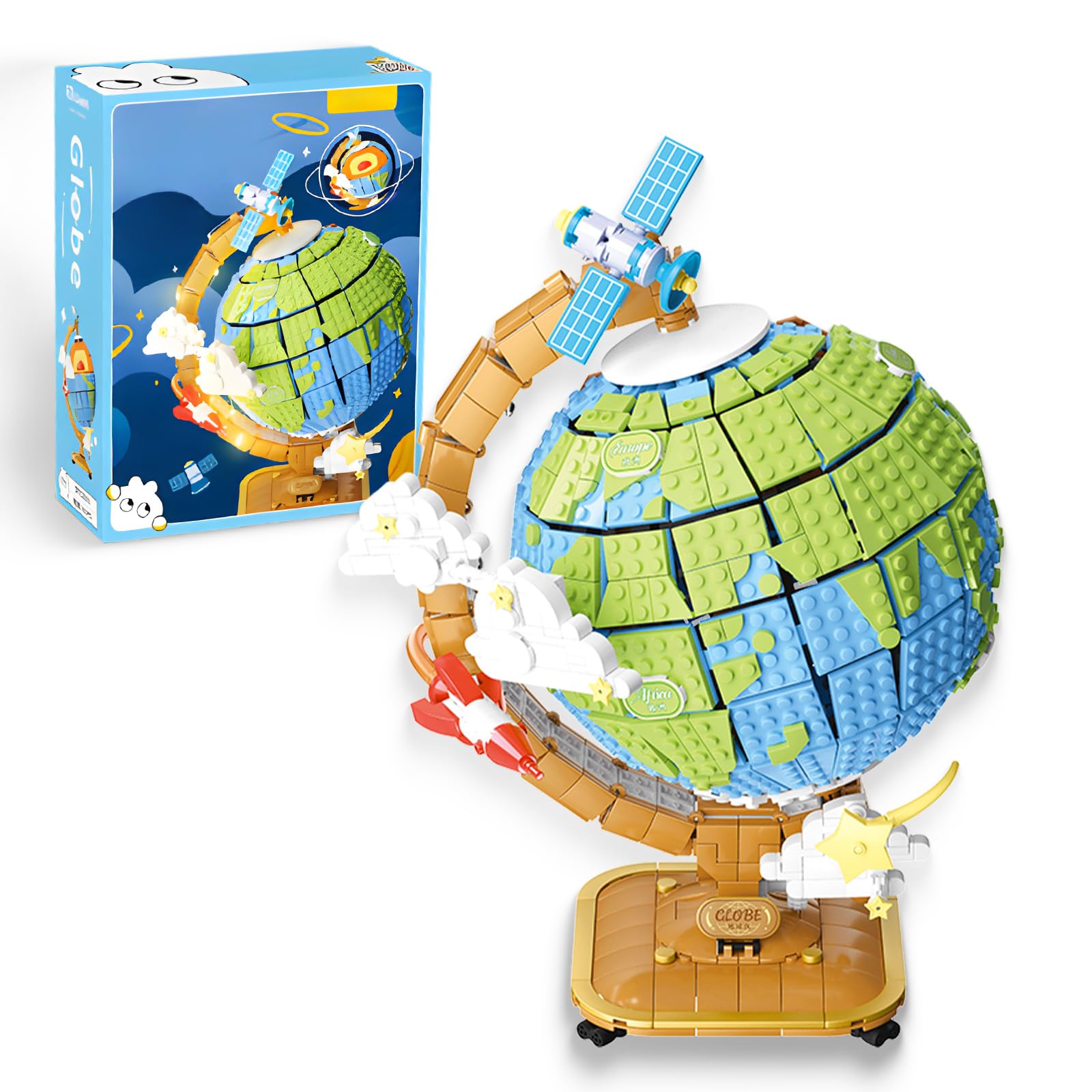 Amazon.com: Ideas The Globe Building Set for Adults, Collectible World ...