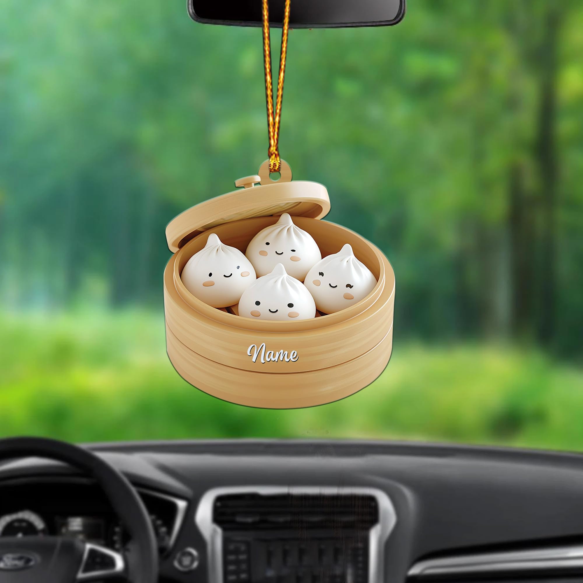 Amazon.com: ZENTATI Personalized Cute Dumpling 2D Flat Christmas ...