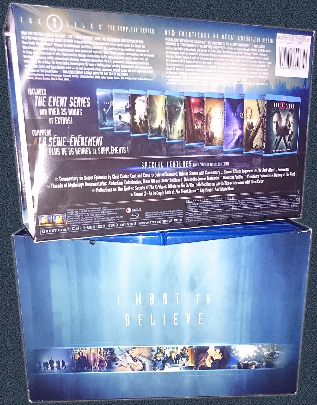 X-Files Season 1 to 10 Collection (Bilingual) [Blu-ray]: Amazon.ca ...