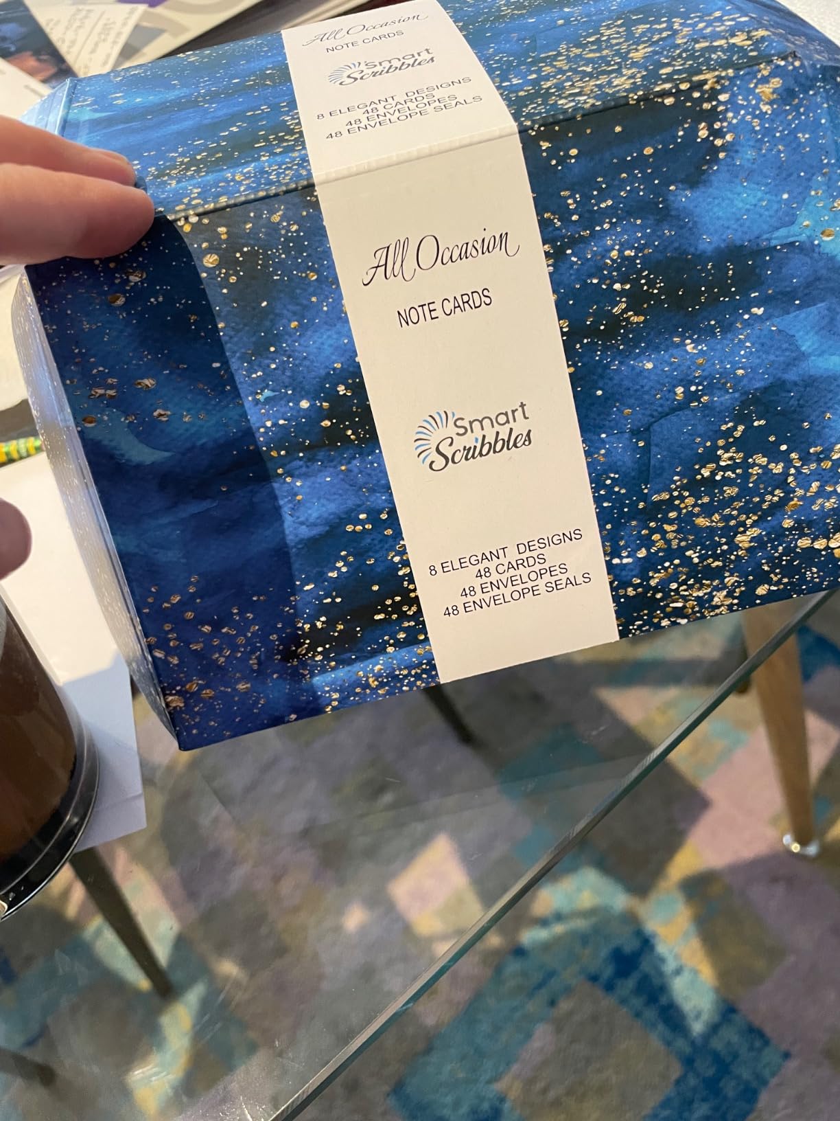 Amazon.com: Smart Scribble 48 張空白卡片和信封 - 4 x 6 英吋(約 10.2 x 15.2 公分)各種各種 ...