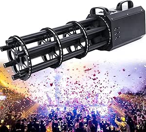 RayGenius Handheld 6 Shot Confetti Gun,Professional Confetti Launcher ...