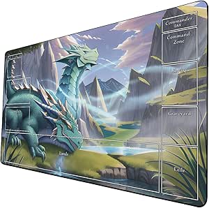 Amazon.com: AI Painting TCG Playmat - MTG Trading Card Game Mat with ...