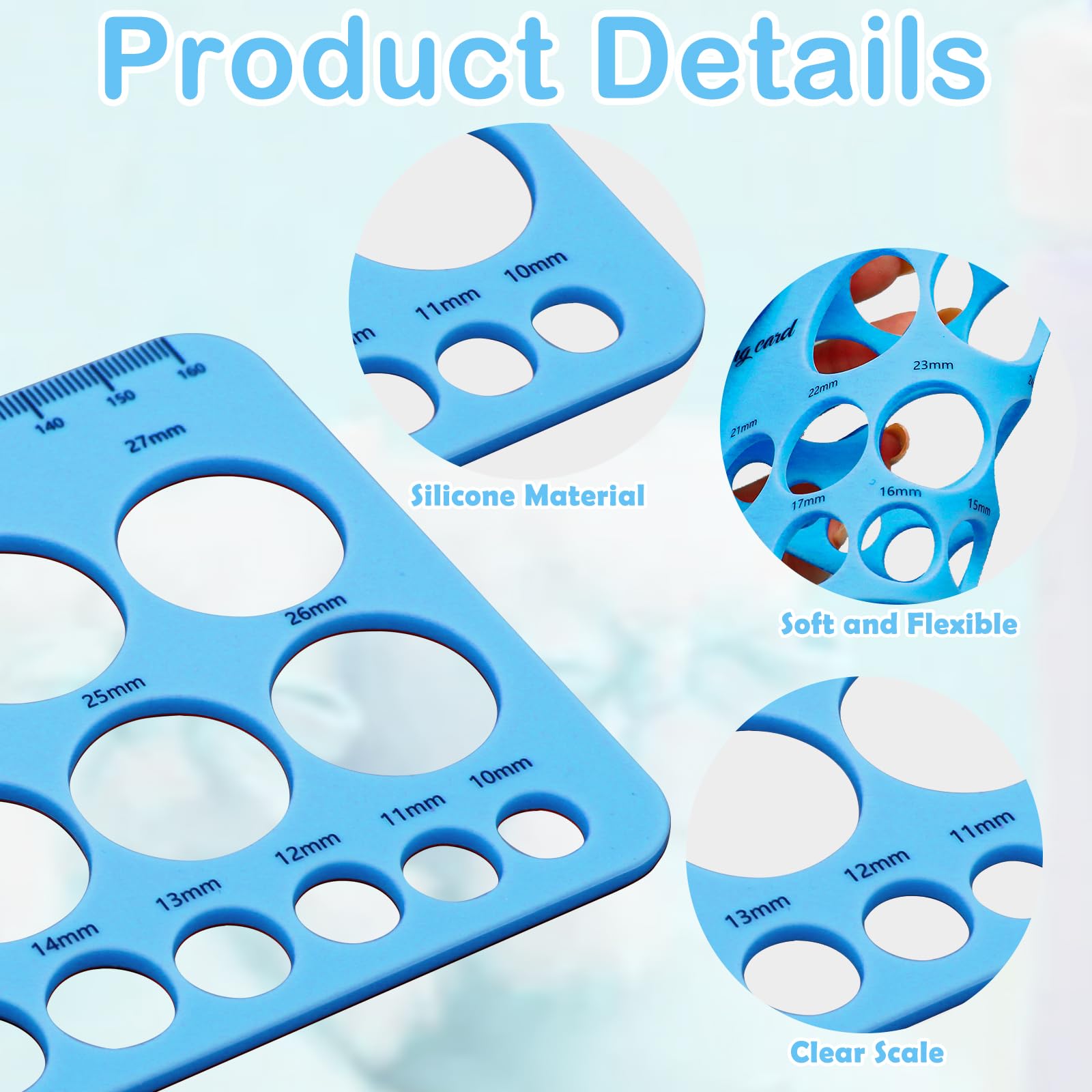 Snapklik.com : Nipple Rulers For Flange Sizing, Silicone & Soft Flange ...