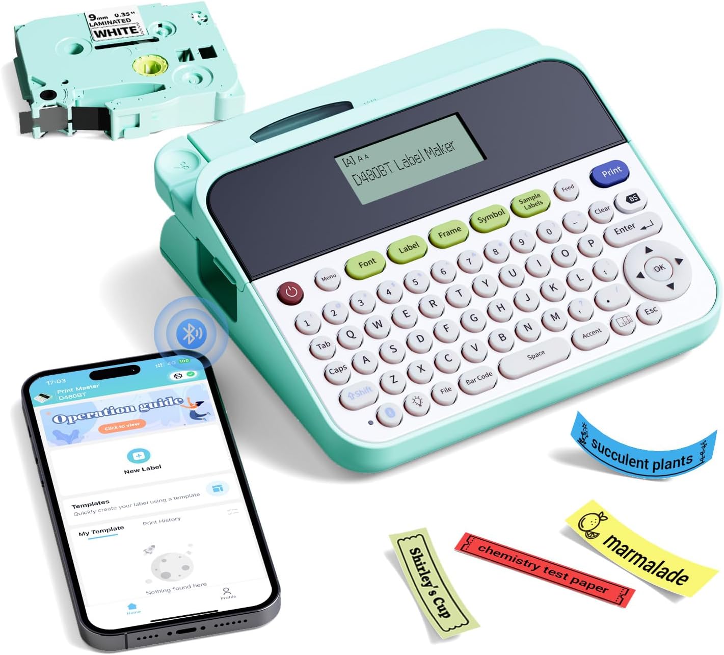 Amazon.com : Label Maker, Handy Label Maker Machine, Bluetooth Label ...