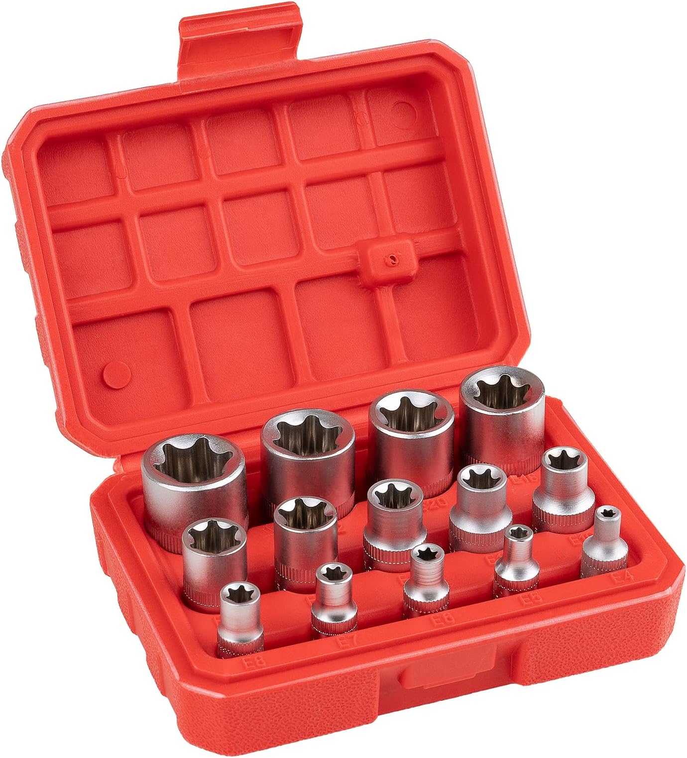 Amazon.com: WinHolder 14-Pieces E-TORX Socket Set - Premium Female Torx ...