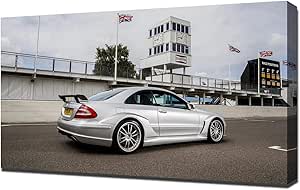 Amazon.com: Compatible With Benz CLK DTM A V3 Canvas Art Print Wall Art ...