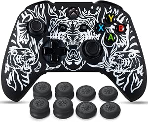 YoRHa Silicone Skin for Xbox One X/S Controller x 1(Tiger White) with ...