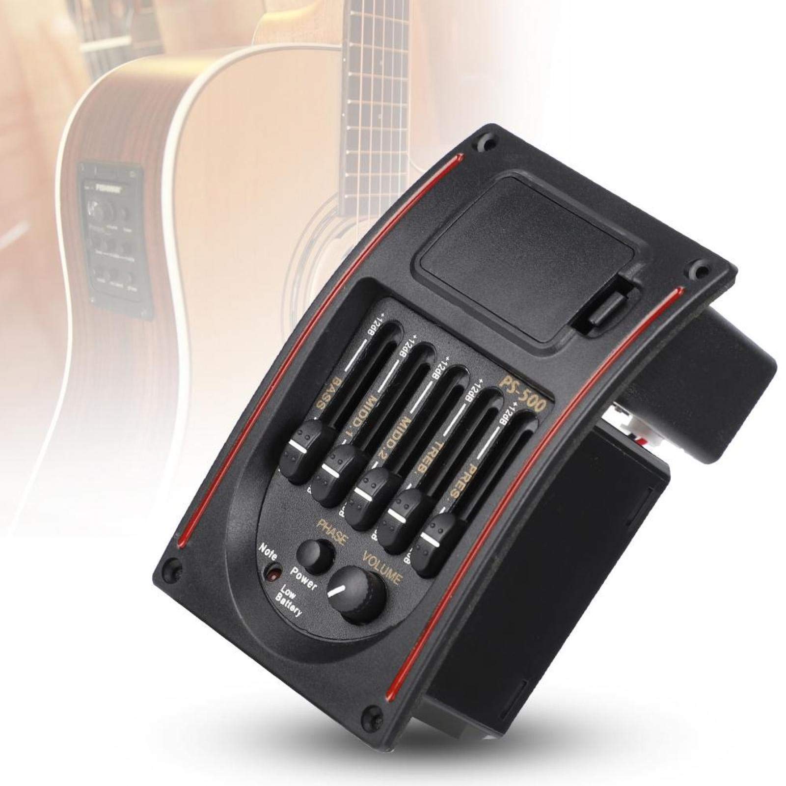 Buy Electric Digital Equalizer, 5 Band Acoustic Electric Guitar Preamp ...