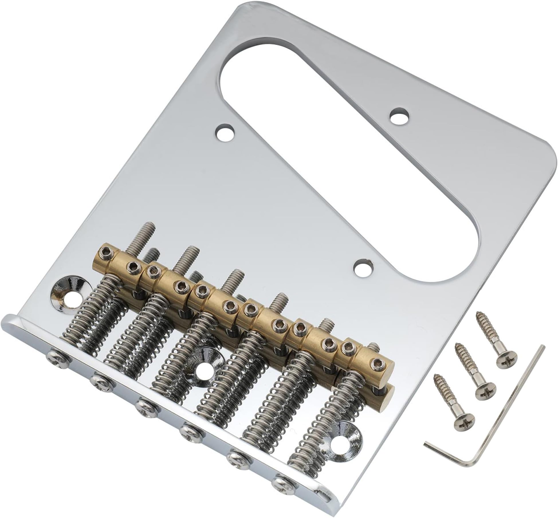 Amazon.com: Fender Standard Series Telecaster Bridge Assembly - Chrome ...