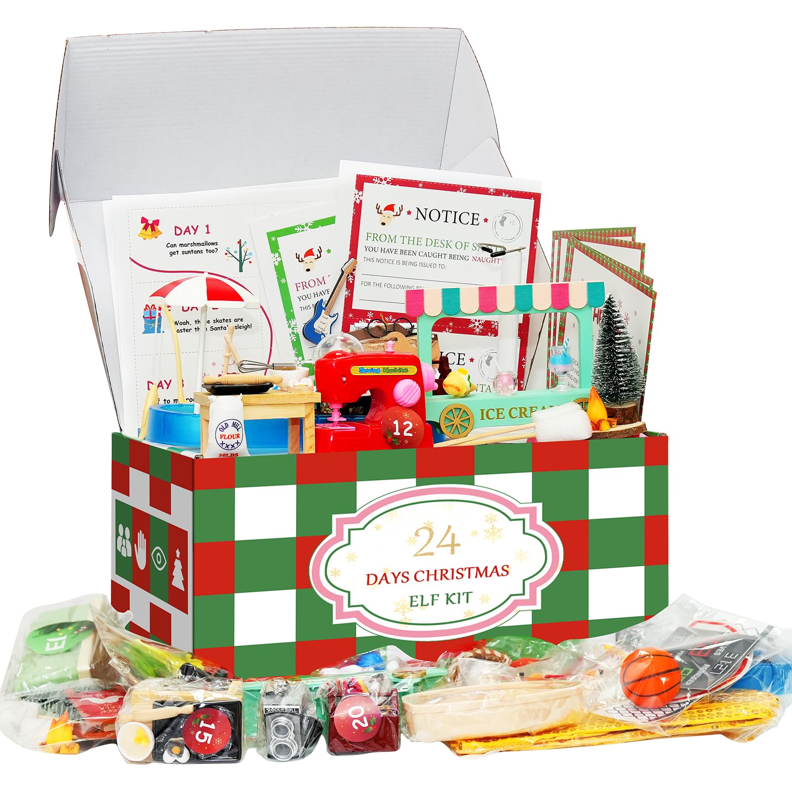 Buy 2024 New Elf Kit 24 Days of Christmas Elf Kit - Christmas Elf ...