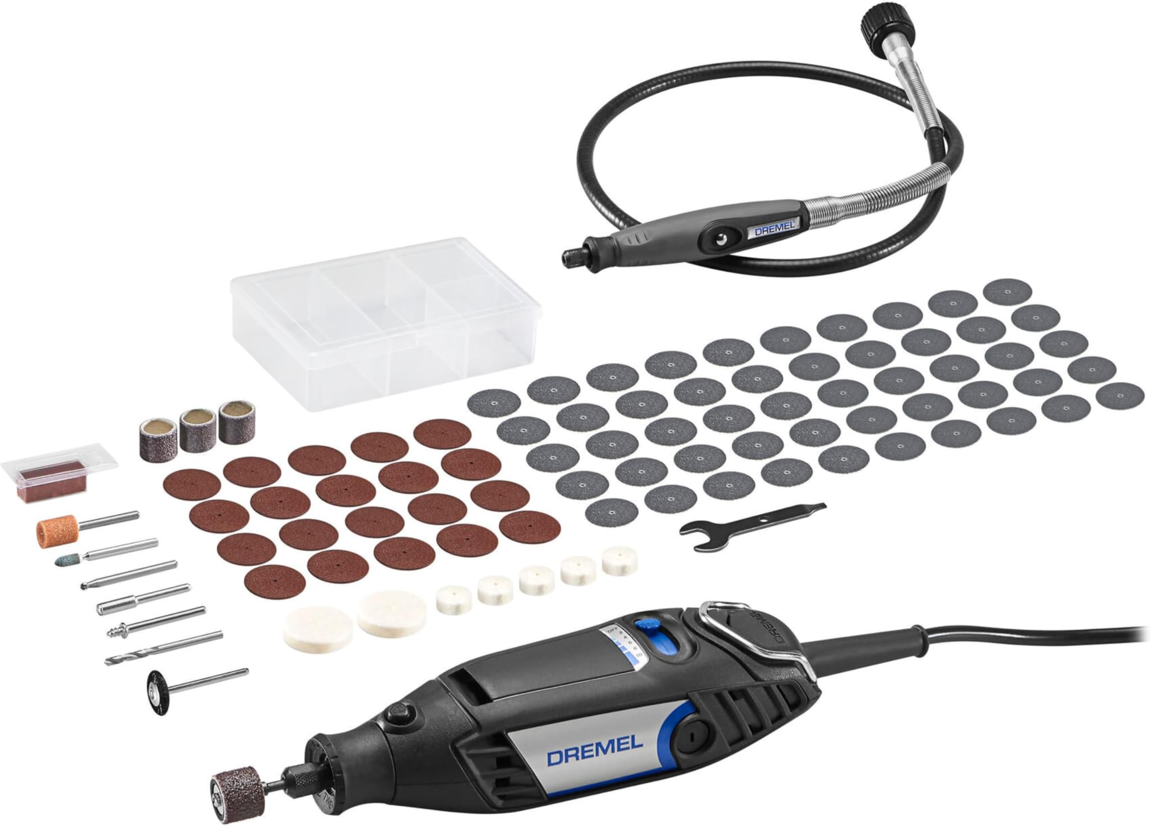 Dremel 3200 Rotary Tool 130W, Multitool Kit with 1 Flexible Shaft ...