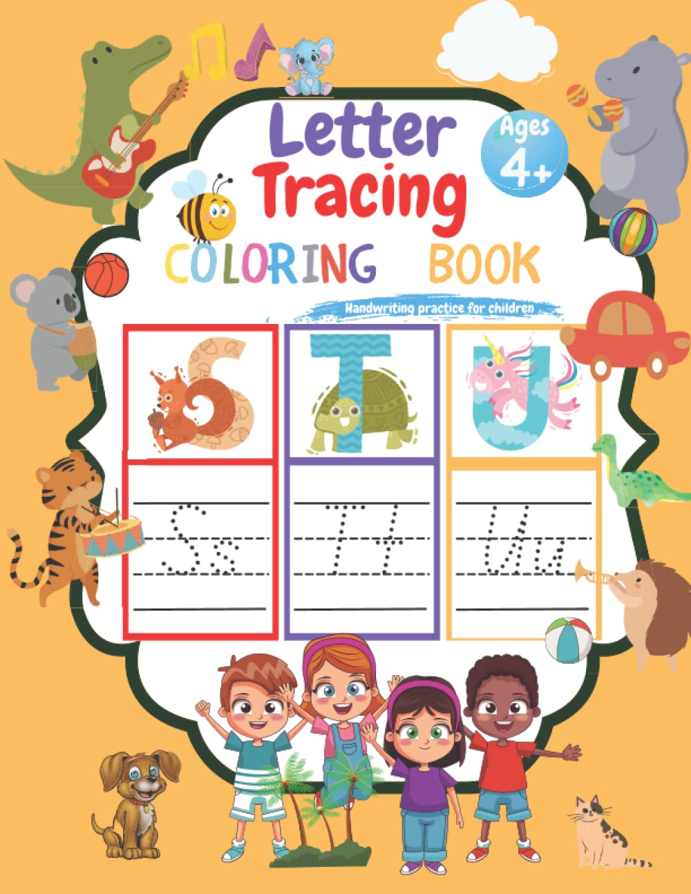 Buy Learn to Write letter Tracing Workbook 4-8 years old: A Fun and ...