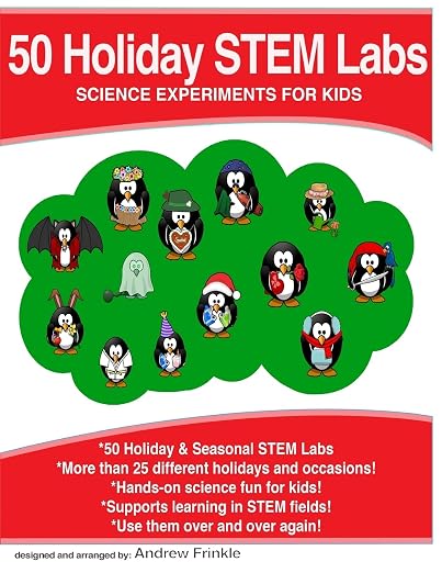 Amazon.com: 50 Holiday STEM Labs: Science Experiments for Kids (50 Stem ...