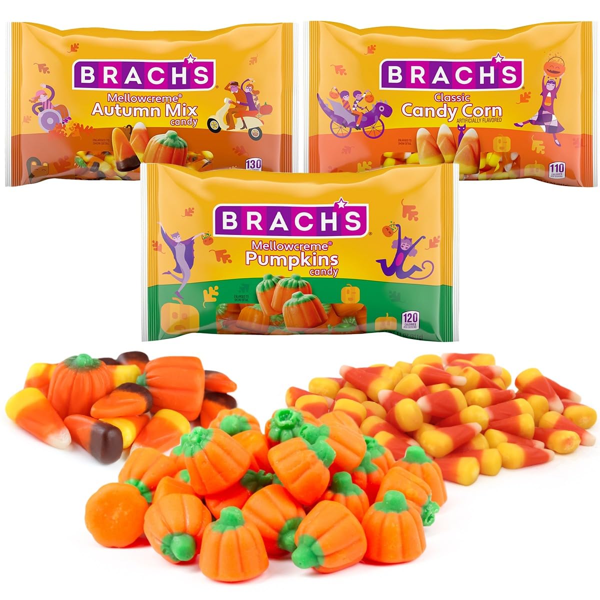Amazon.com : Original Classic Fall Candy Corn, Mellowcreme Pumpkin ...