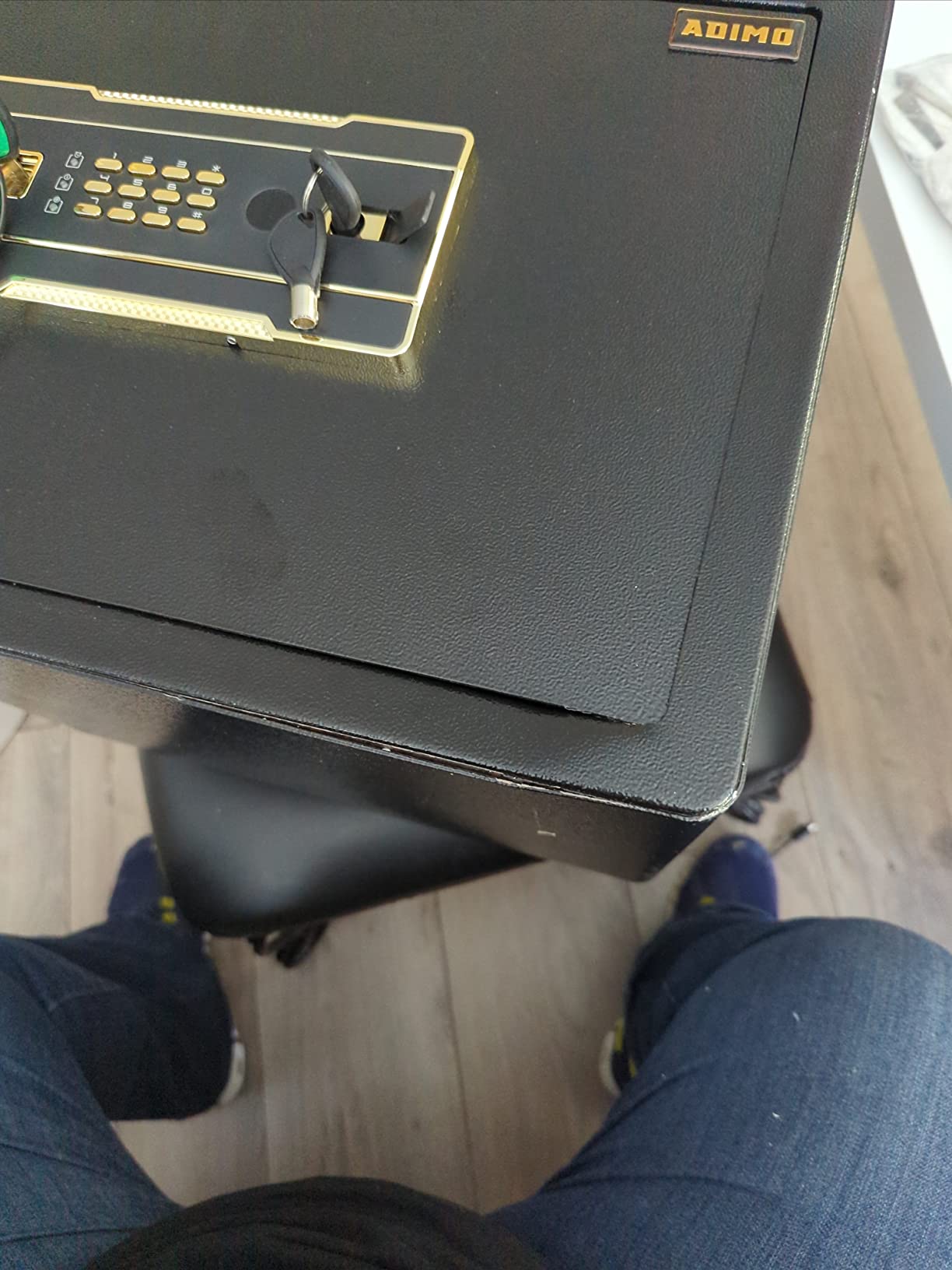 $27/mo - Finance ADIMO Safe Box, Reinforced Alloy Safe, 1.2 Cubic Feet ...