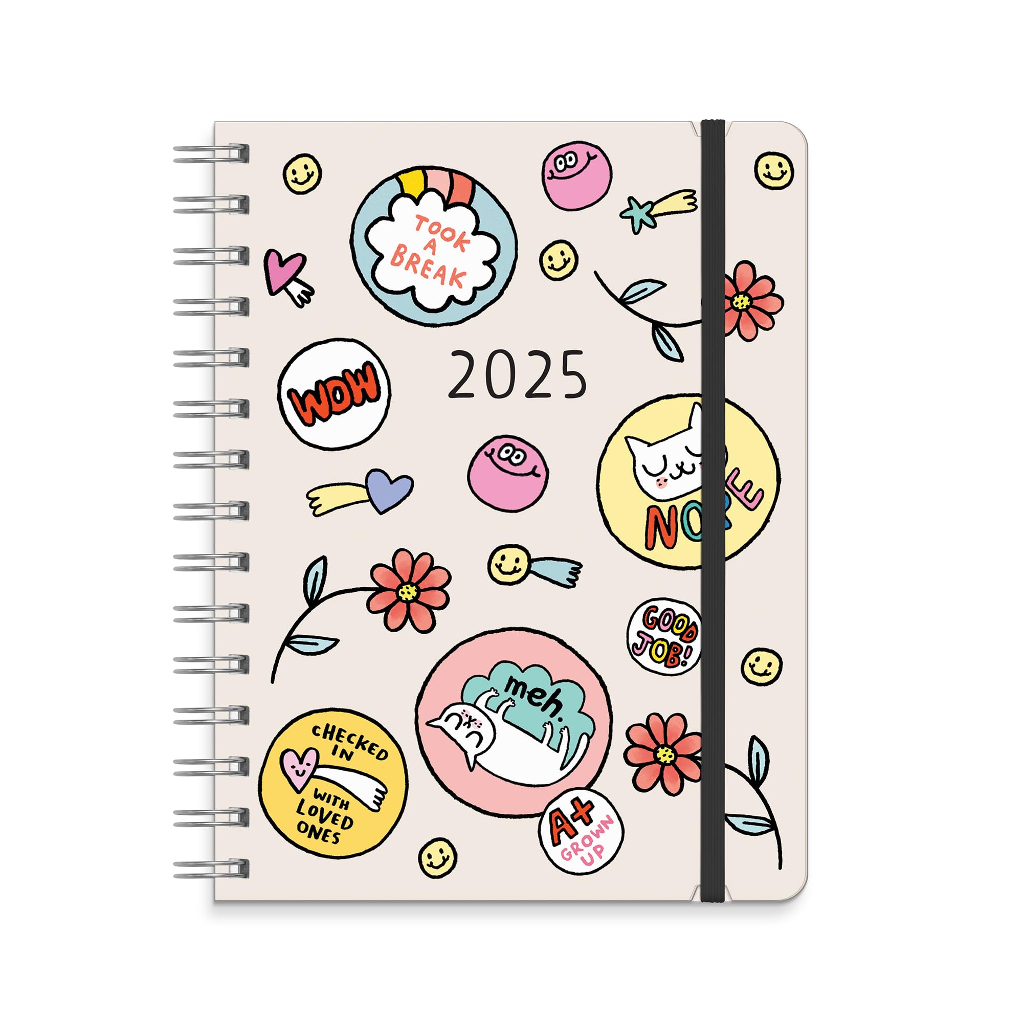 2025 Planner - Daily, Weekly and Monthly Planner 2024-2025, Orange ...