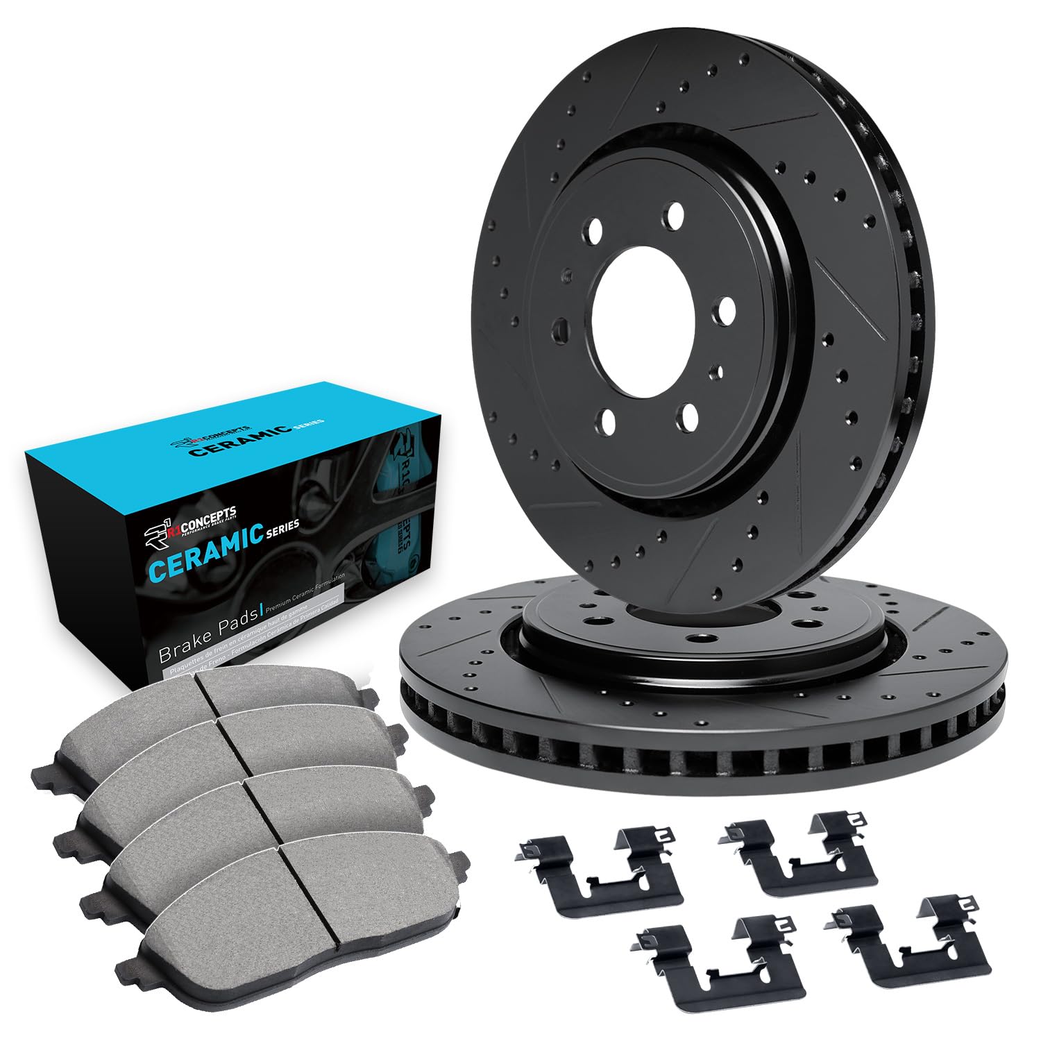 Amazon.com: R1 Concepts Rear Brakes and Rotors Kit |Rear Brake Pads ...